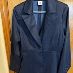 CAbi | Jackets & Coats | Cabi Check Blazer 5475 | Poshmark